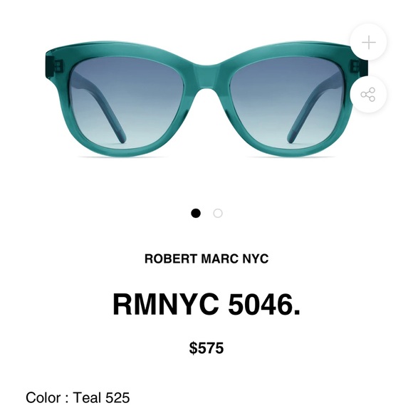 ROBERT MARC NYC | Accessories | New Robert Marc Nyc Sunglasses In Teal ...